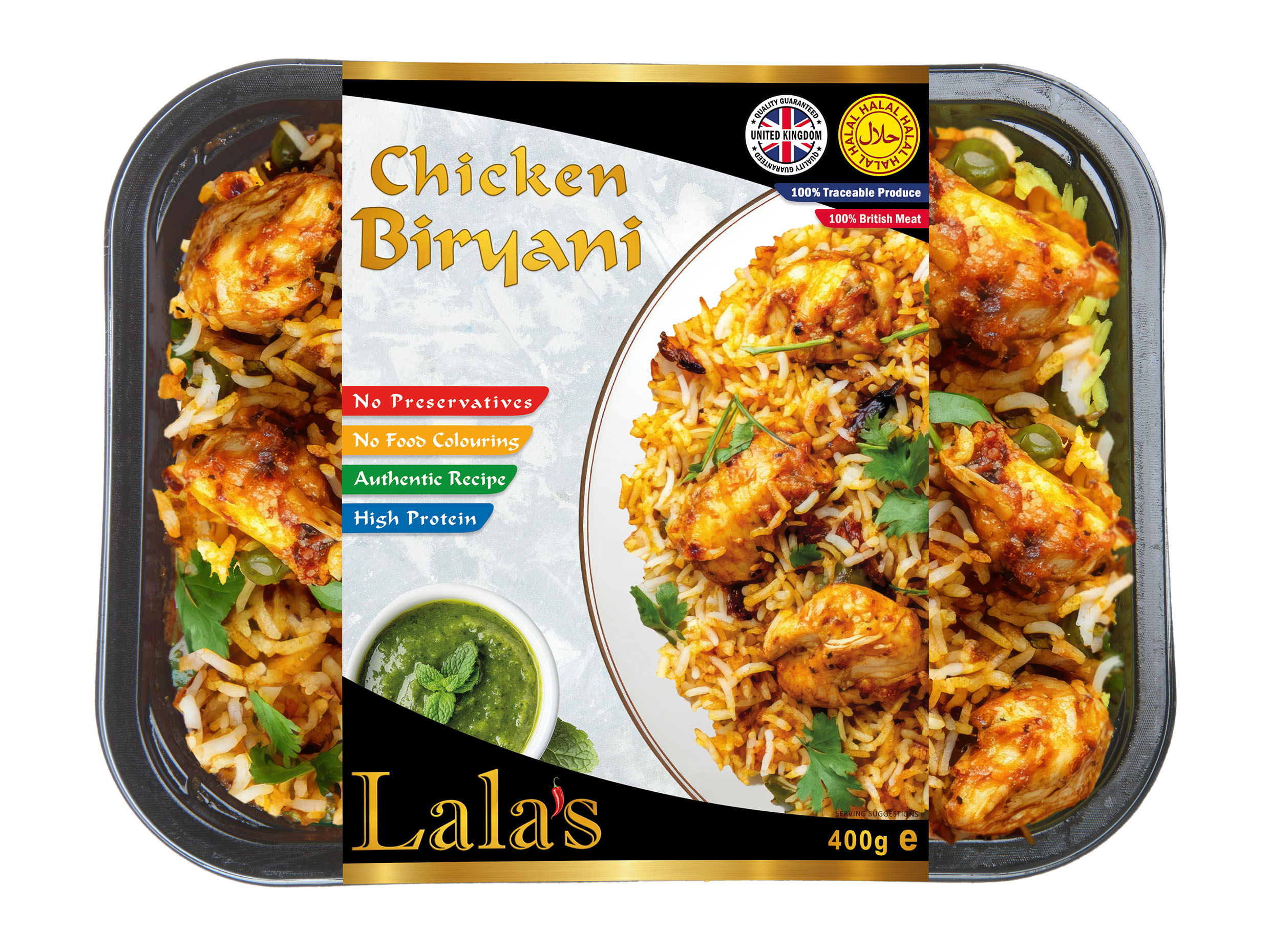 Lalas Chicken Biryani - Frozen Fast Food